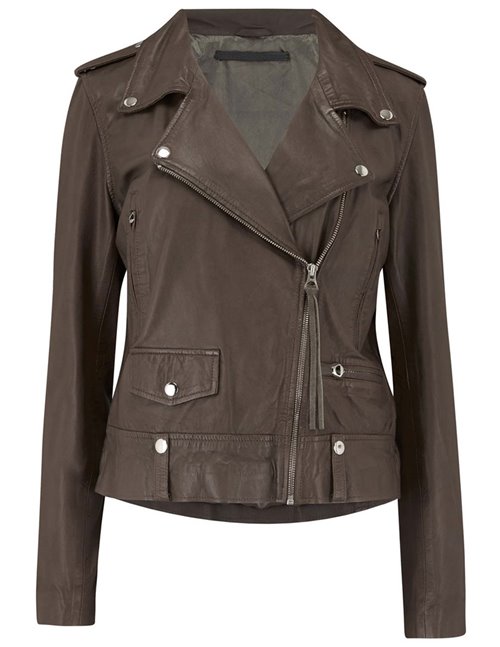 MDK Seattle Thin Leather Jacket | Black | Feather & Stitch